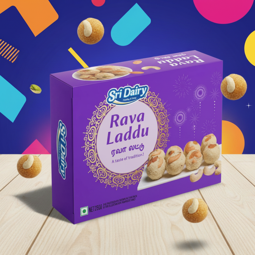 Buy Rava Laddu Online | Fresh & Tasty | Rava Ladoo – SriDairy Singapore